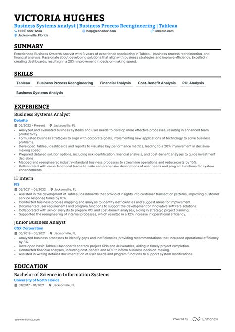 1 Successful Tableau Software Engineer Resume Example And Writing Tips