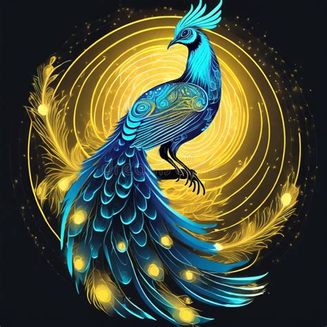 Peacock Circle Stock Illustrations 3664 Peacock Circle Stock