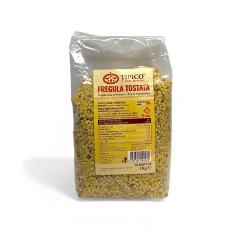 Tipico Toasted Fregola Sardinian Pasta 1kg Valentina Deli