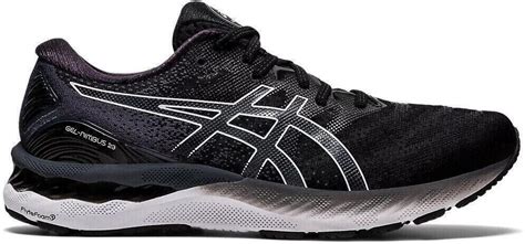Las Mejores Ofertas En Asics Gel Nimbus 23 Black White Ebay