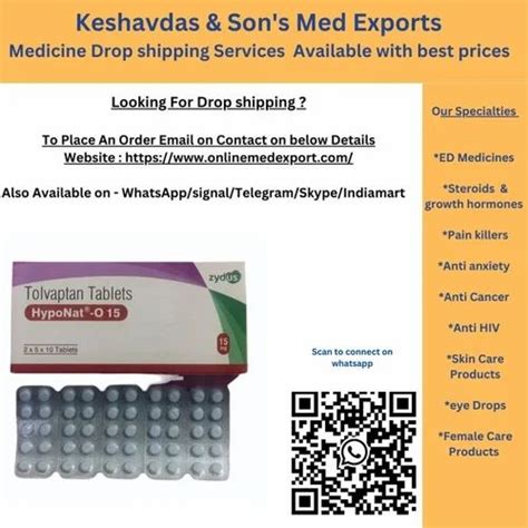 Hyponat O 15 Tablet At Rs 780stripe In Nagpur Id 2854510297473