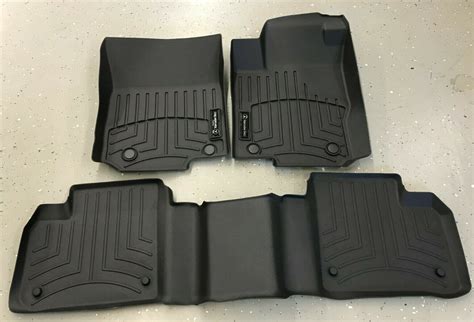 Mercedes Benz Oem Black All Weather Floor Mats Set Of 3 W166 Gl Ml Gle