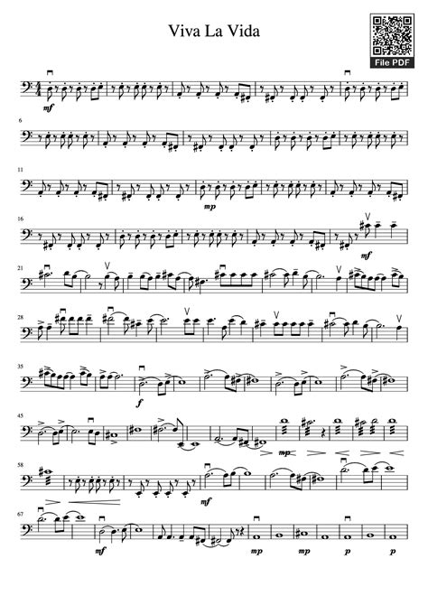 [sheet] Viva La Vida Pdf Lyrics And Chords