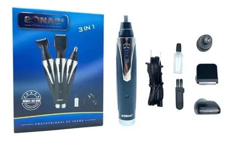 Máquina Rasuradora Para Barba Oído Y Nariz Recargable Sonar® Color
