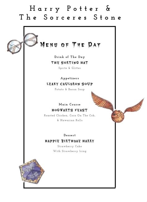 Harry Potter Theme Dinner Artofit