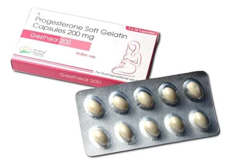 Progesterona 200mg 30 Capsulas Softgel Gestheal 200 Meses Sin Interés