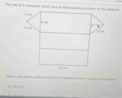 solved the net of a triangular prism and its dimensions are shown in