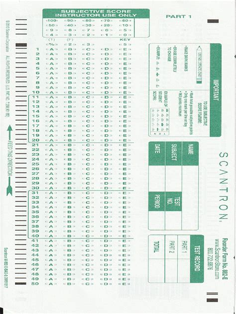 Scantron Pdf