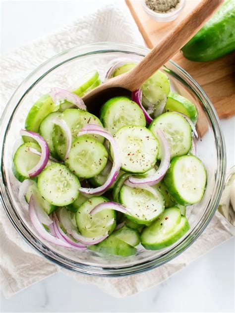 Cucumber Salad With Vinegar