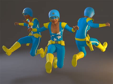 Cosplay Female Bcc 2130 005 3d Model 29 Blend Fbx Obj Stl Unknown Free3d