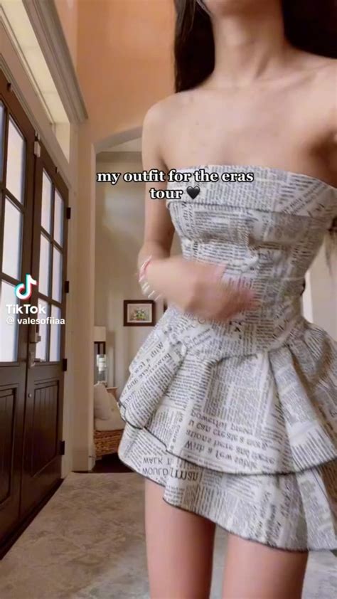 Newspaper Dress ファッション ファッションセット スタイル