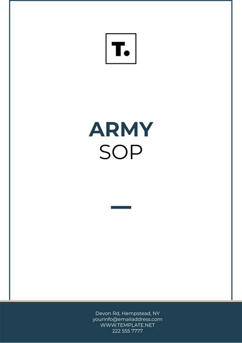 Free Security Sop Template To Edit Online