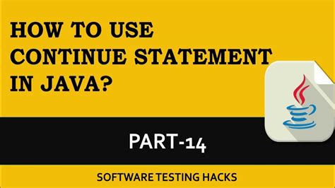 Continue Statement In Java Part 14 Java Tutorial Youtube