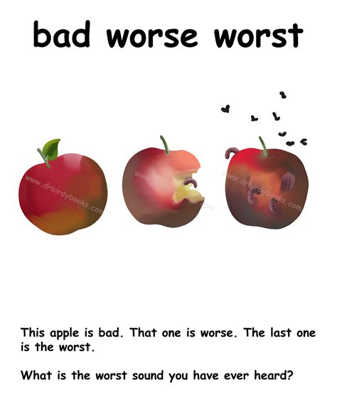 Bad Worse Worst Dr Birdy Books