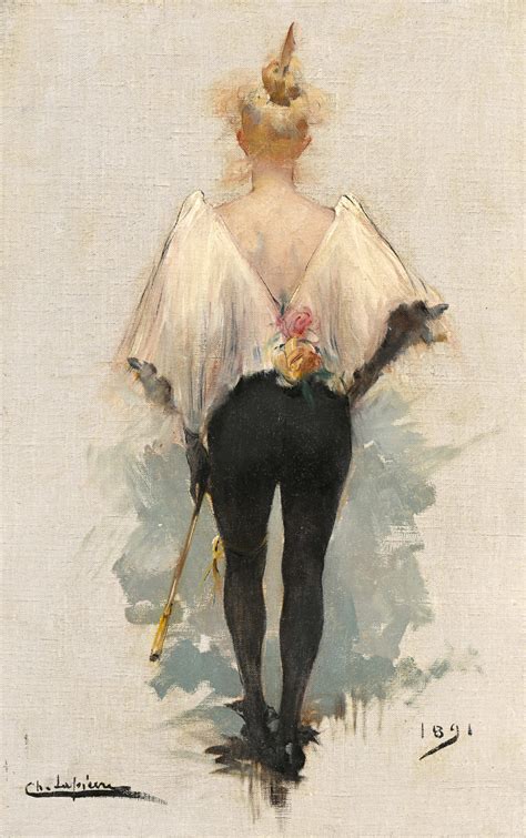 Charles Lapierre Danseuse De Dos 1891 Galerie Drylewicz