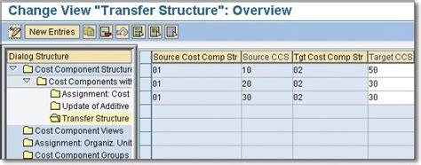 Sap Controlling Assigning And Checking Cost Component Structures