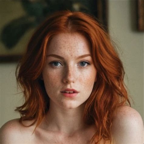 Aimee Sorrel Redhead Freckles Fanvue
