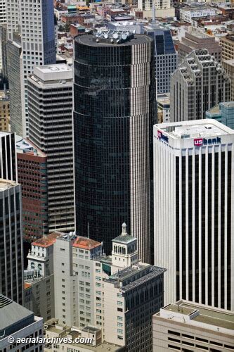 San Francisco 101 California St Architecture Stock Aerial Photograph