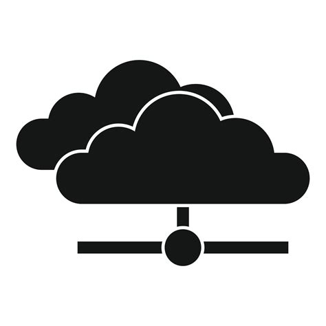 Server Data Cloud Icon Simple Style 14528652 Vector Art At Vecteezy