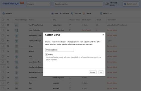 How To Manage Excel Like Custom Views In WooCommerce