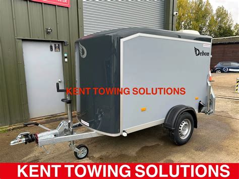 Debon C255 Box Trailer In Anthracite