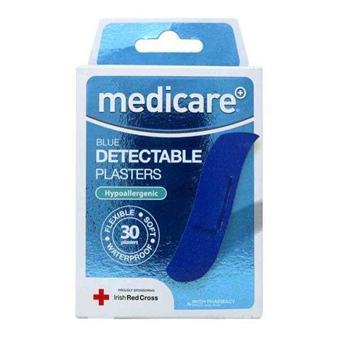 Medicare Blue Detectable Plasters 30 Pack Mcfaddens Pharmacy