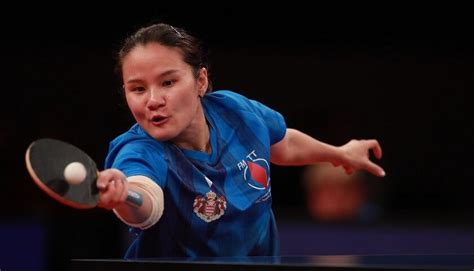 Xiaoxin Yang Mon In Lp Female Pips Players In Table Tennis