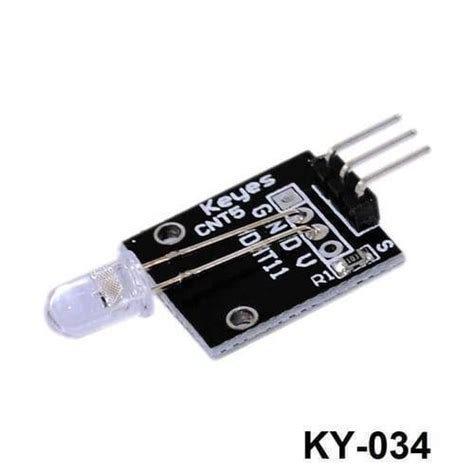 7 color flashing led module ky 034 in pakistan digilog pk