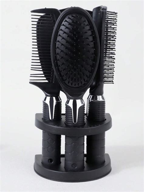 Set De 4 Cepillos Para El Cabello Peine Cepillo Rizado Cepillo De Rodillo Peine De Dientes