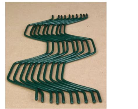 Stainless Steel Plastic Coated Zig Zag Springs For Greenhouse Film For