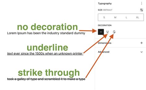 Typography Settings Overview Documentation