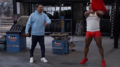 Auscaps Jermelle Simon Shirtless With Page Kennedy In The Upshaws 1 09 Gloves Off