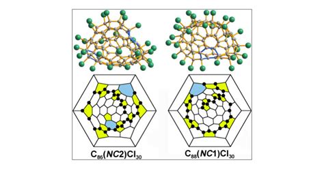 Nonclassical C86 And C88 Chlorofullerenes Via Complex Chlorination Promoted Skeletal