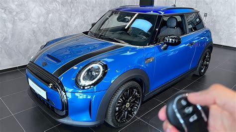Blue On Blue 2024 Mini Cooper In Island Blue And Multitone Roof Blue