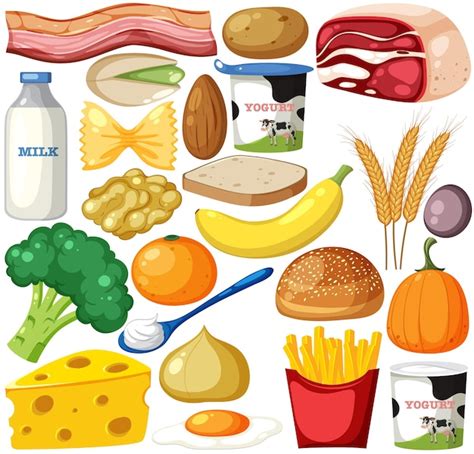 Vectores E Ilustraciones De Alimentos Animados Para Descargar Gratis