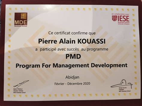 Pierre Alain Kouassi On Linkedin Pmd Graduation 2020 Iese Business School Barcelone 22 Comments