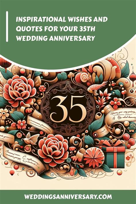 Inspirational Wishes And Quotes For Your 35th Wedding Anniversary