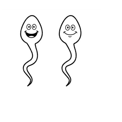 Sperm Svg Sperm With Smiling Face Semen Svg Vector Cut Fi Inspire