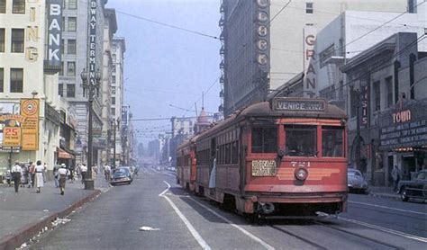 Looking North On Hill Street From 5th Downtown Los Angeles 1940s