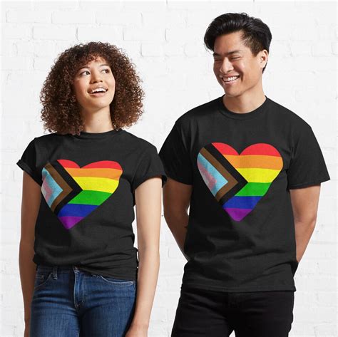 Progress Pride Flag Heart Sticker For Sale By Caleolak3 Redbubble