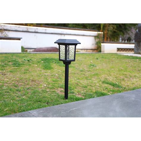 Harbor Breeze 15lm Solar Path Light 15 Lumens Black Solar Led Outdoor