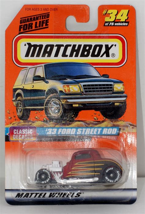 Matchbox 1997 Series 5 Classic Decades 1 58 33 Ford Street Rod 34 1 6