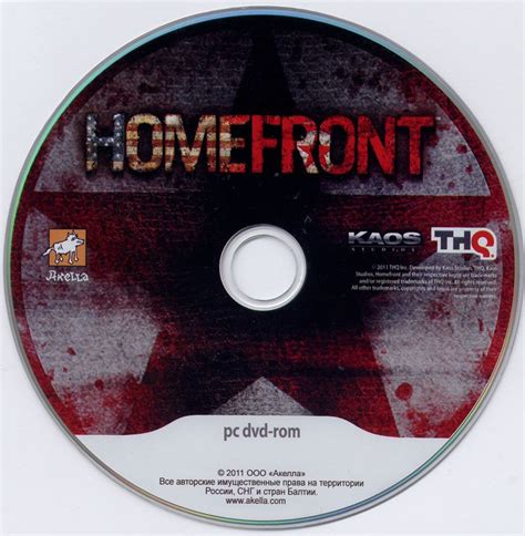 Homefront Cover Or Packaging Material Mobygames
