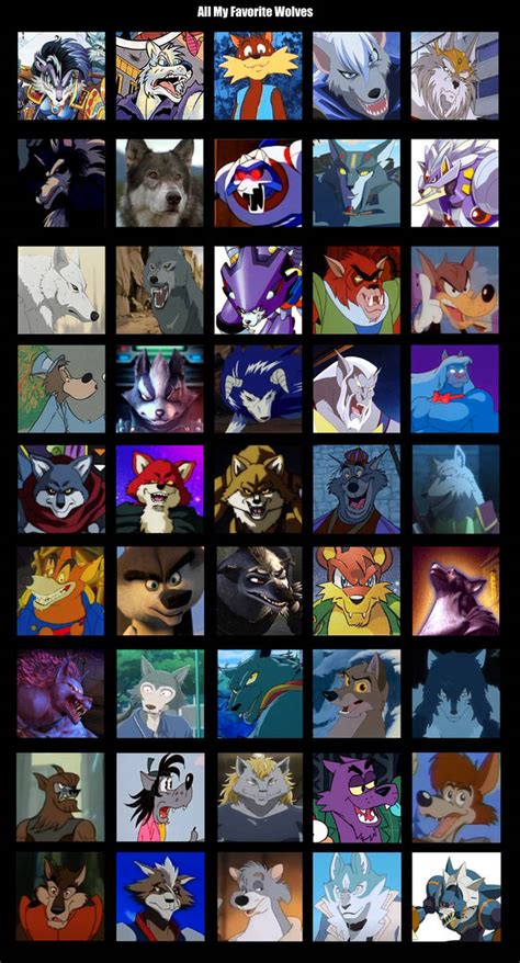 All My Favorite Wolves By Mdtartist83 On Deviantart