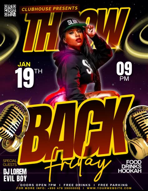 Throwbacka Template Postermywall