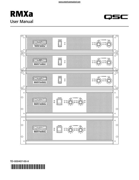 Qsc Power Amplifier Circuit Diagram
