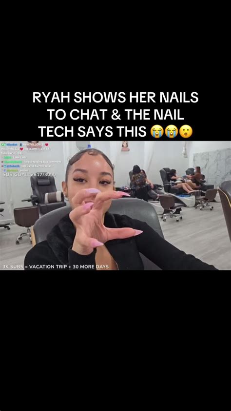 Ryah Shows Off Her Nails A Hilarious Moment Tiktok