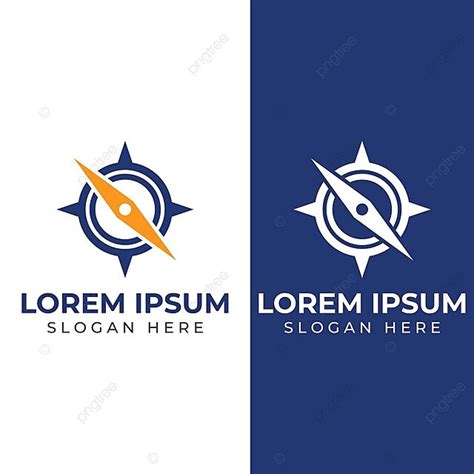 Iconic Compass Logo As A Vector Illustration Template Your Guide To Direction And Orientation