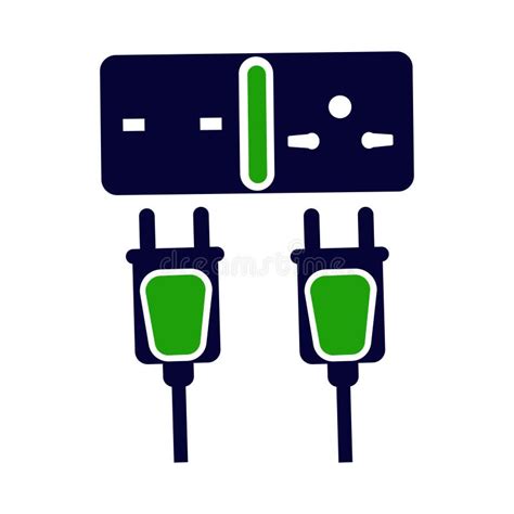 Power Socket Electric Plug Electric Socket Power Socket Icon Stock Illustration