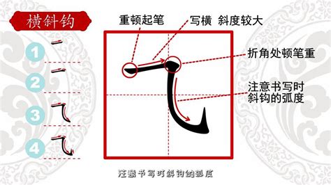 26、思疏学堂硬笔书法基本笔画之横斜钩 高清1080p在线观看平台 腾讯视频